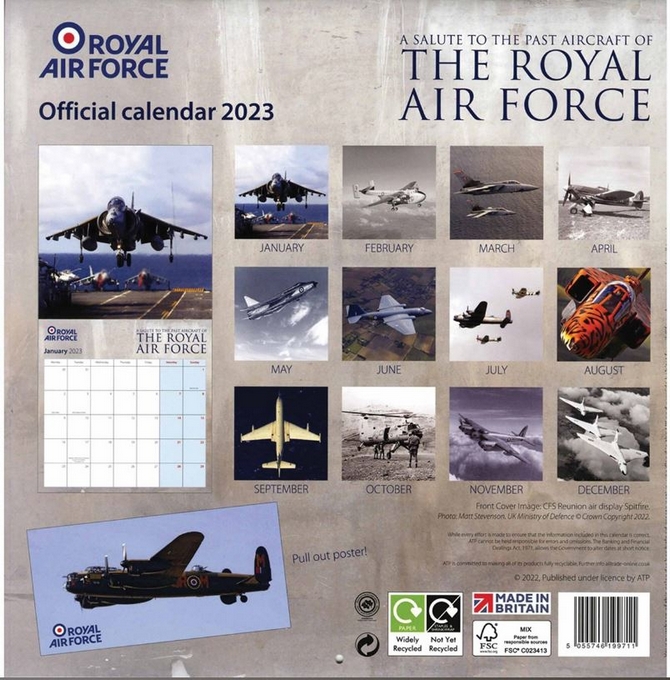 Official RAF Salute To The Past 2023 Calendar