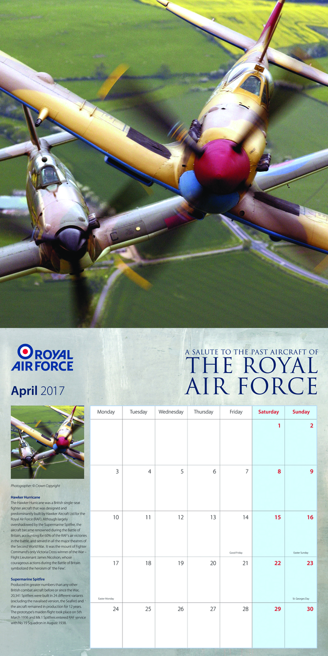 Official RAF Salute to the Past 2017 Calendar