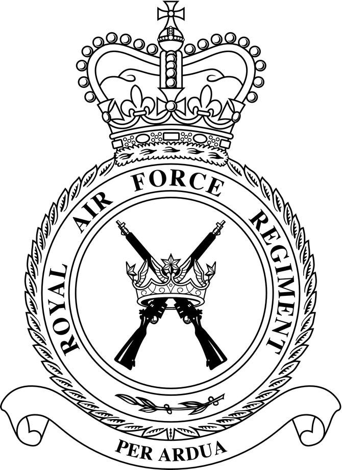 RAF Regiment Logo Keyring