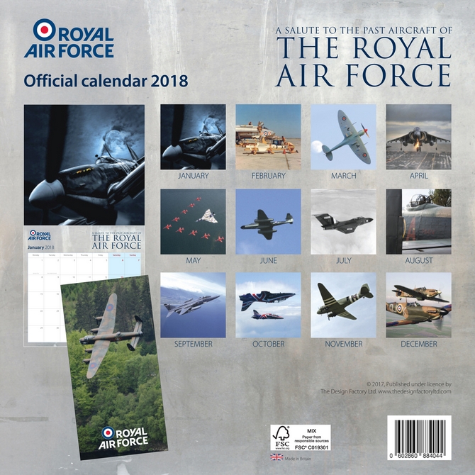 Official RAF Salute To The Past 2018 Calendar